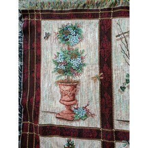 Goodwin Weavers | Bedding | Throw 59 X 4 With Floral Motif Goodwin ...